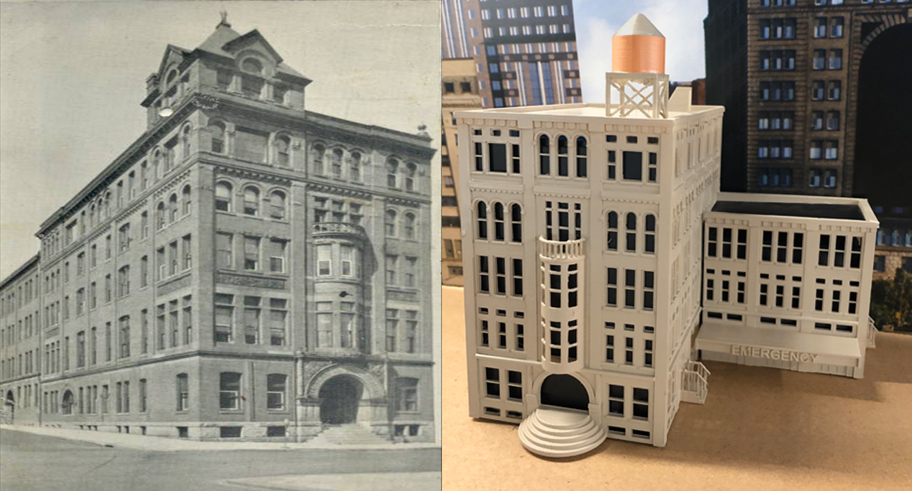 HO Scale - Maryland General Hospital – Scale Railroad Models